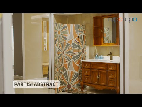 Jual Informa Partisi 3 Panel Abstract Hd 8 Hijau Terbaru | Ruparupa