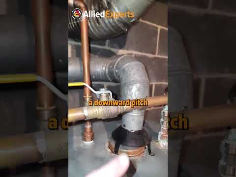 Water and carbon monoxide leaks are BAD! Losing hot air means losing money 💰🔥 #energy #home #hvac