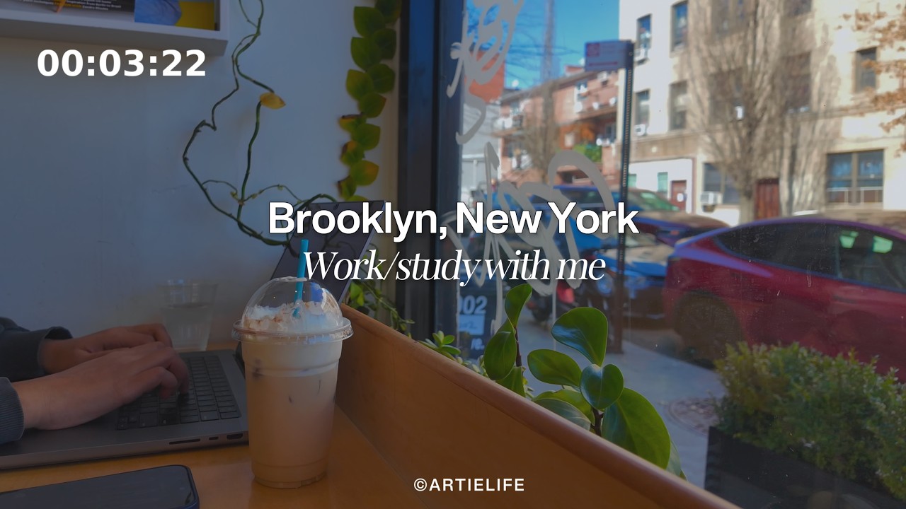 Study/Work With Me at a cafe | Focus now, freedom later [real sound, with timer]