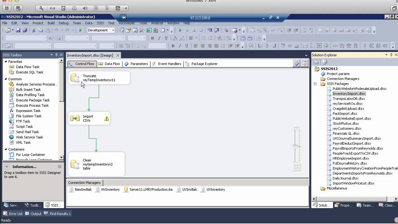 Execute SSIS Packages