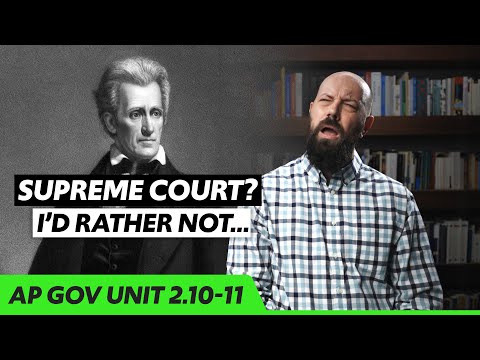 The Supreme Court in Action & How It Can Be CHECKED [AP Gov Review Unit 2 Topic 10-11 (2.10 & 2.11)]