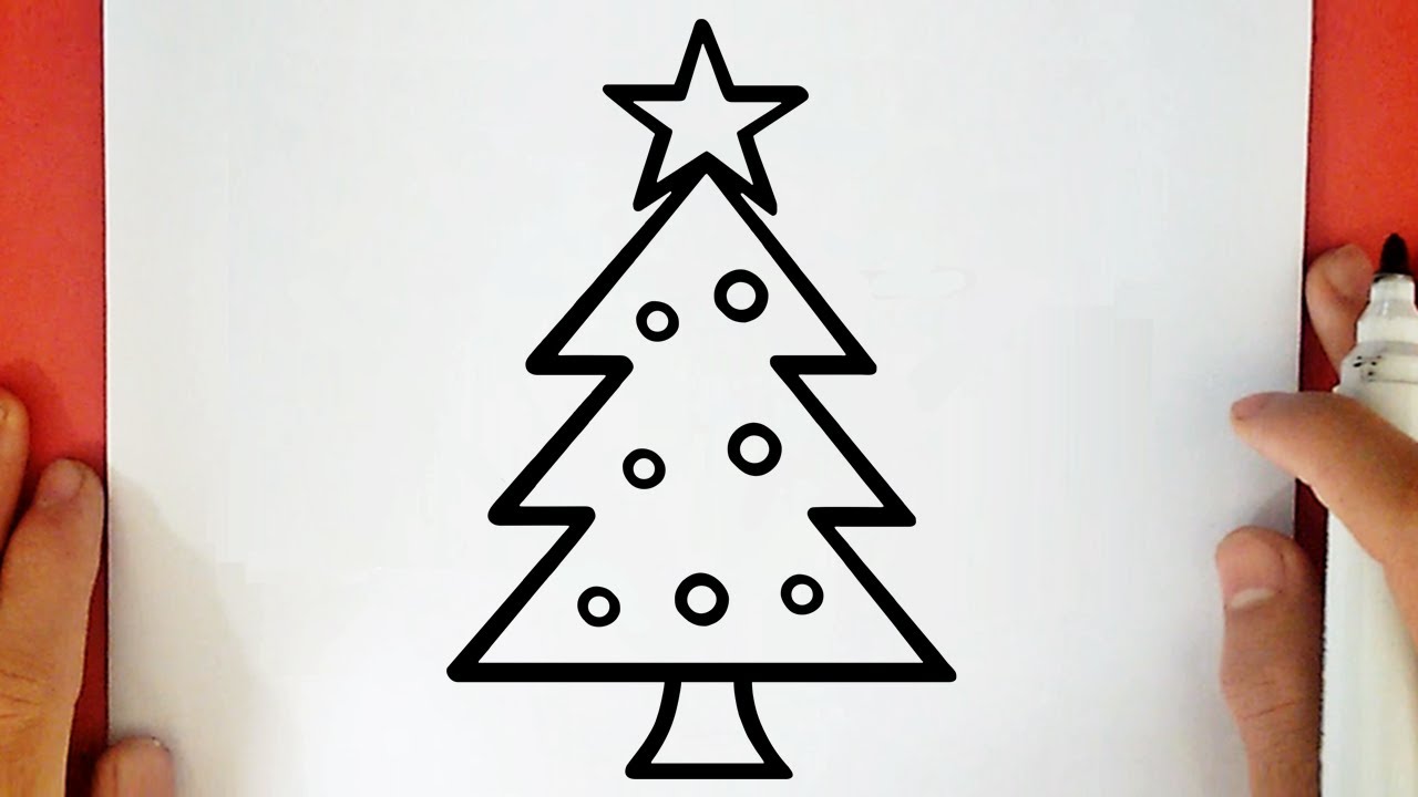 COMMENT DESSINER UN SAPIN DE NOËL FACILEMENT