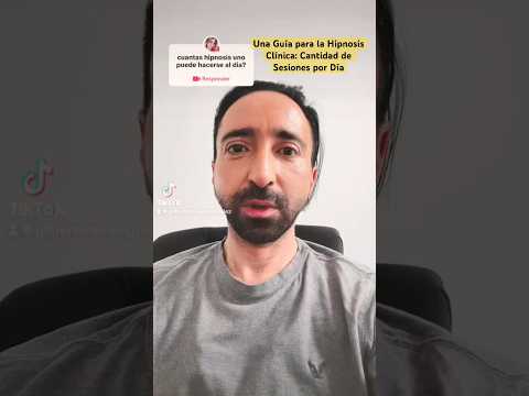 Una Guía 🧭 para la #Hipnosis Clínica 🌀 : Cantidad de Sesiones por Día #psicologia #hipnoterapia