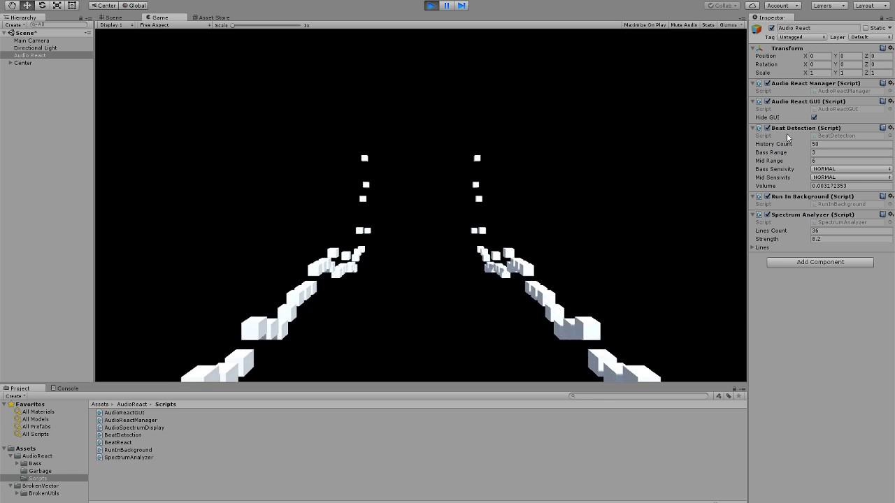 Unity Audio Visualizer (Rewrite) - Demo