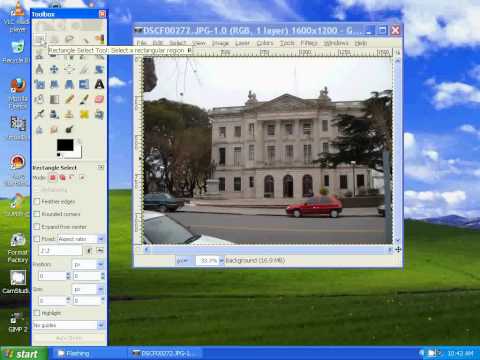 How To Crop A Photo Using Gimp