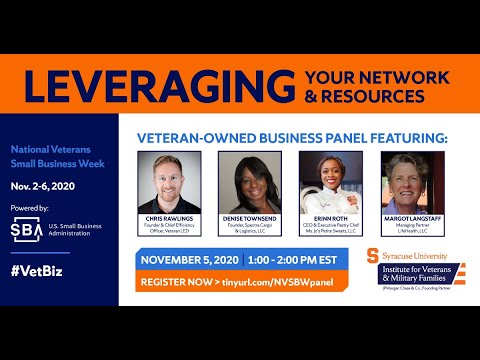SBA and IVMF Graduate Panel: Leveraging Your Network & Resources