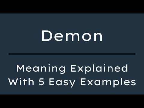 Demon Meaning in English, Definition of Demon, Meaning of Demon With Examples