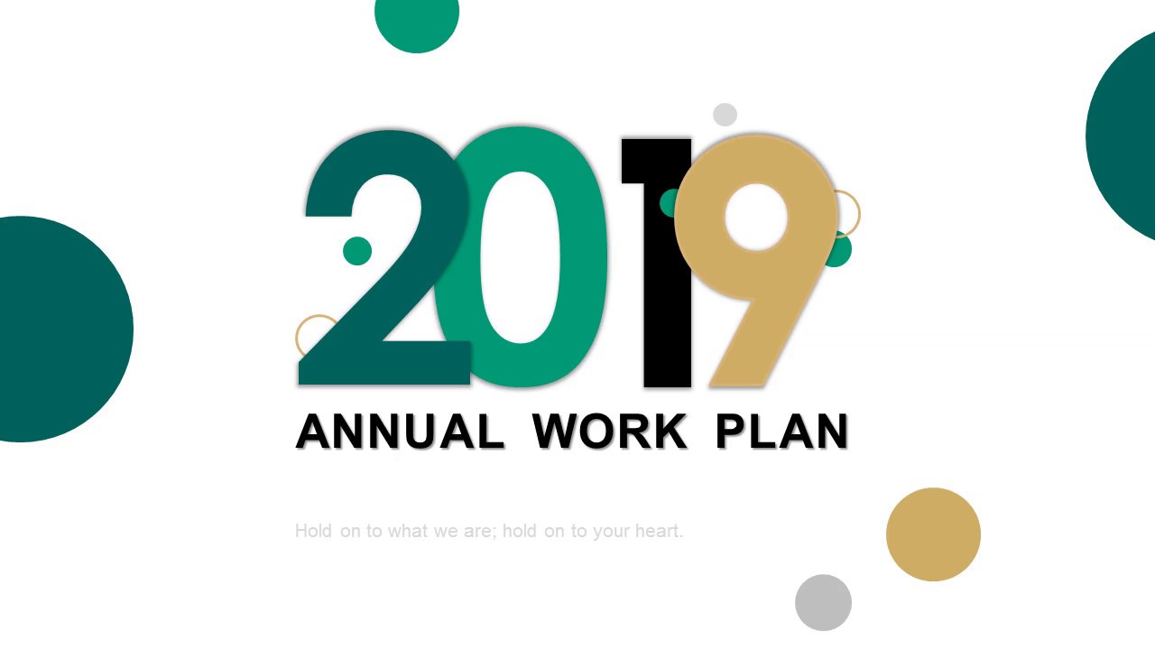 where find a Minimalist annual report PowerPoint template