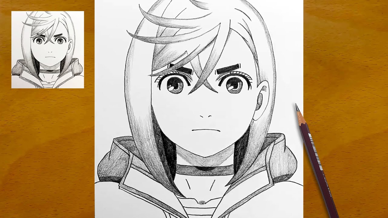 How to Draw Momo Ayase from DanDaDan || Simple Pencil Art Tutorial || Step by Step Drawing