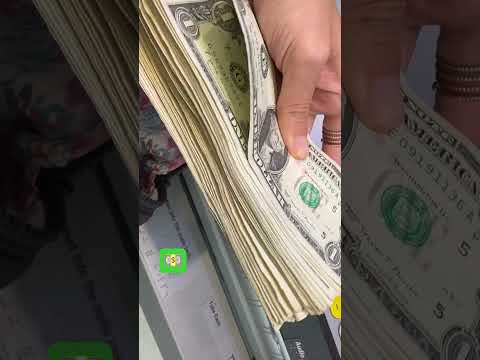 What a 100 $1 bills looks like #thick #stack #dollar #bills #money #bank #holiday #gift #shorts #fyp