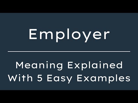 What Does Employer Mean? Employer Meaning in English With 5 Example Sentences