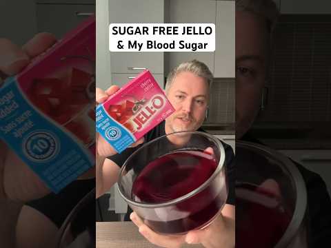 Sugar-free Jell-O and my blood sugar. #bloodsugar #glucoselevels #insulinresistant1 #jello