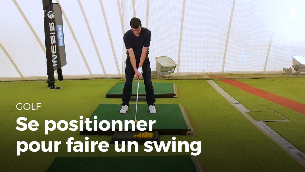 Apprendre à se positionner au swing : l'adresse - Débuter au golf avec ...