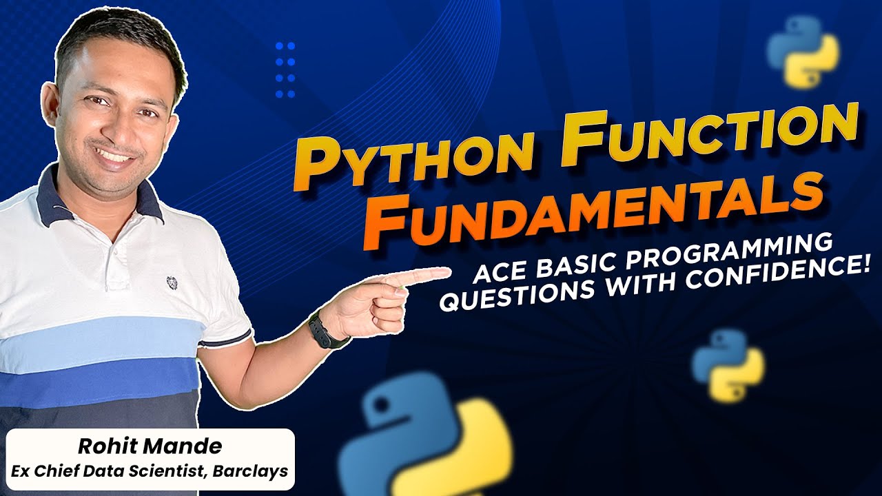 Python Function Fundamentals: Ace Basic Programming Questions with Confidence | Inttrvu.ai
