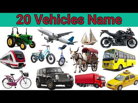 Vehicles Name l Learn Transport Names with pictures l Vehicles Name for kids #vehicles