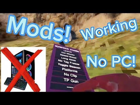 How To Get Mods On Gorilla Tag With NO PC! Not Clickbait