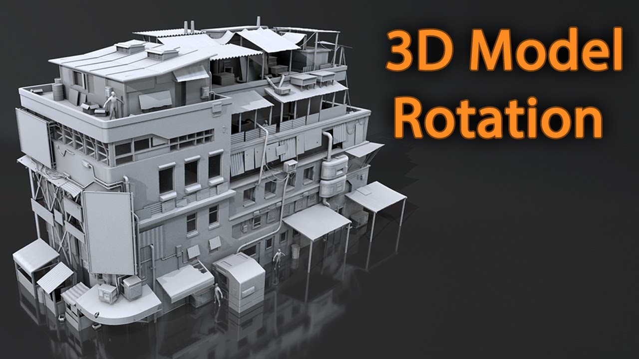 3d model - big house 1