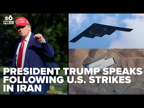 Live: President Trump addresses nation following U.S. strikes in Iran