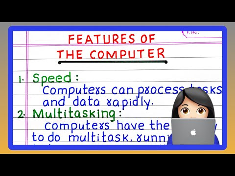 Feature of Computer in English | 5 | Five Feature of Computer
