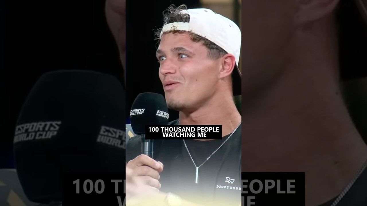 Lando go 115K viewers on Twitch at one time 😳 #f1 #formula1 (source: ​⁠@ewc)