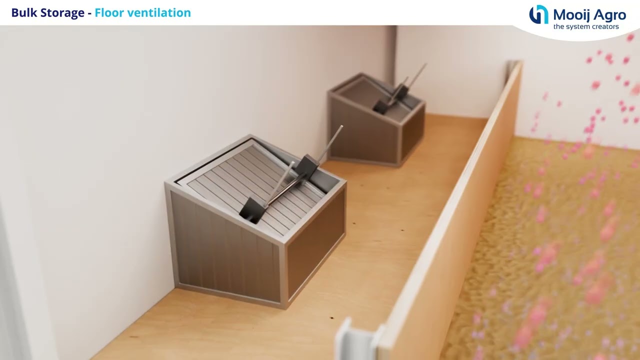 Bulk storage – Floor ventilation