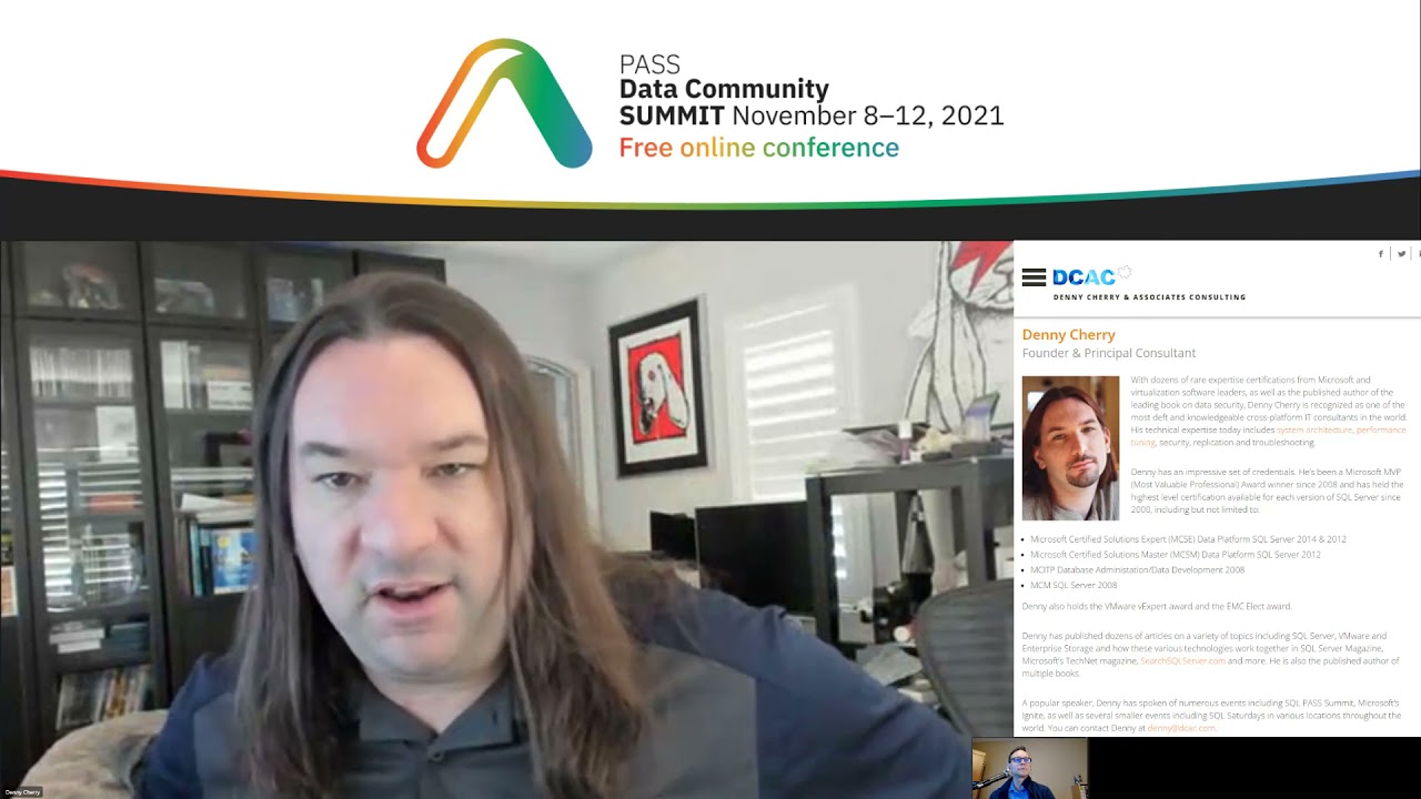 Interview with Denny Cherry - PASS Data Community SUMMIT