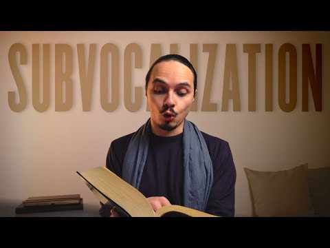 How to Read Faster - Eliminate Subvocalization Video Lecture - Speed ...