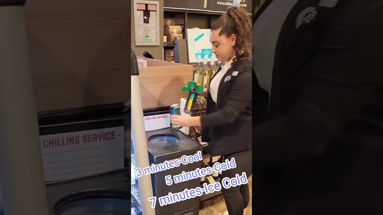 Did you know Total Wine has an in-store drink chiller? Ice cold drinks in under 10 minutes. 🧊