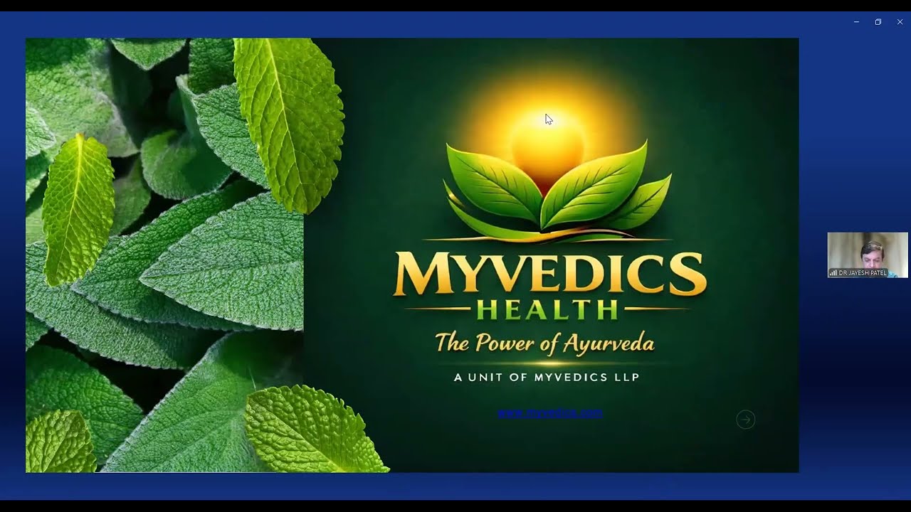 Myvedics Health Business Plan by Dr. Jayesh Patel | Ayurveda | 22/04/2026 | 9967866195 | Ashok Warsi