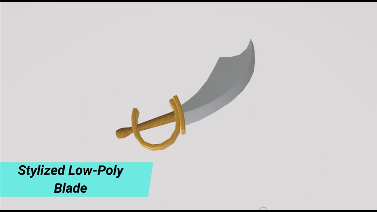 Stylized Low-Poly Blade