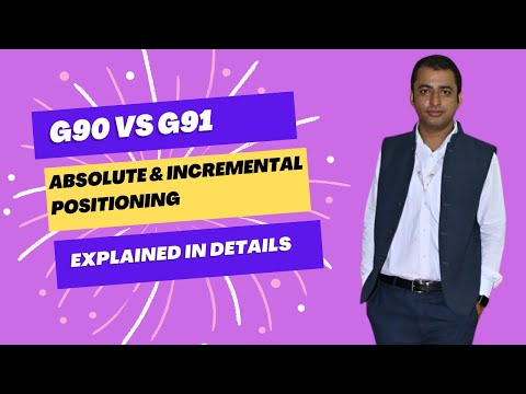 CNC G90 &G91 Code|क्या होता है Absolute & Incremental Positioning?|CNC Programming #cnc #vmc #viral