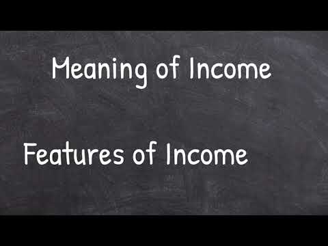 Income Tax ( meaning of income & features of income tax ) Part -1 English