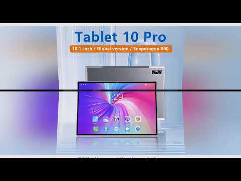 #Original Tablet 10 Pro 10.1-inch HD Display 8GB+256GB Android 11 Face Unlocked 6000mAh Large-capa