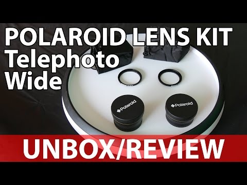 Polaroid Studio Series 52/55/58mm Wide/Telephoto Lens Kit - UNBOX & REVIEW - LUMIX G7