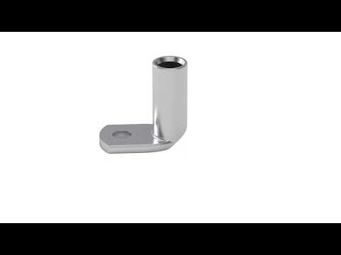 Angled compression cable lugs, Cu, 90° angled | Klauke