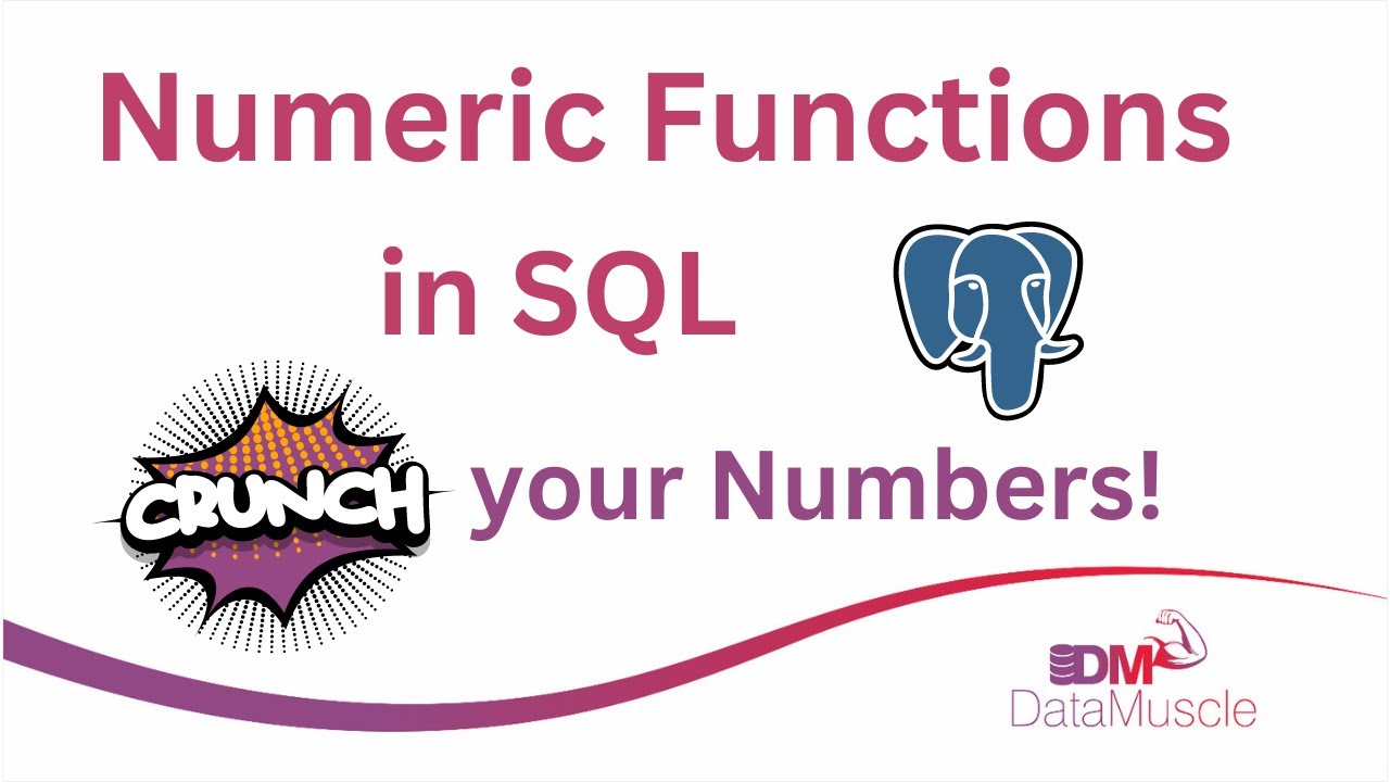 🔠📊Numeric Functions in SQL | with hands-on PostgreSQL