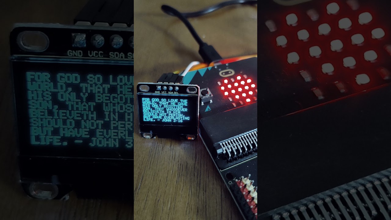 Micro:Bit with OLED Display
