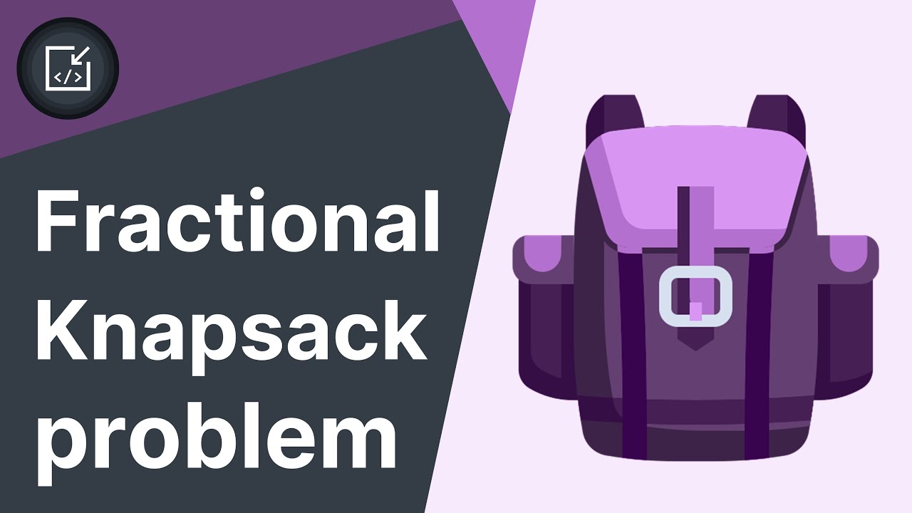 Fractional knapsack problem - Inside code