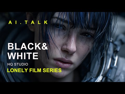 AIGC sci-fi film: Black and White | When AI has your consciousness, is it you?| AI.TALK |