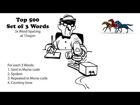 Sets of 3 Words - 3x Word-Spacing - 15wpm