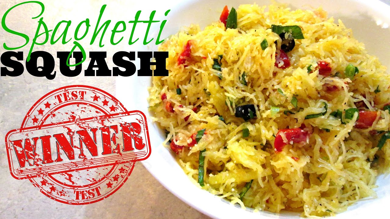 Low Carb Spaghetti Squash Recipe - PoorMansGourmet