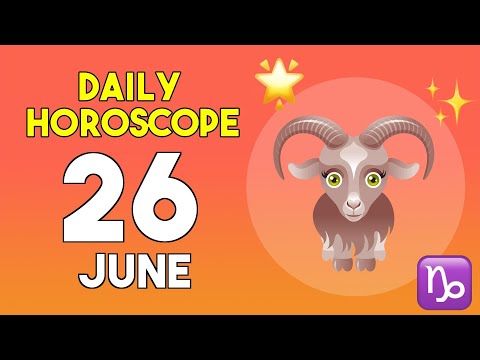 Capricorn horoscope today - June 26, 2025