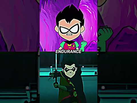 Robin (Teen Titans go) vs Robin (DCAMU) #shorts