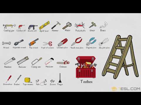 List of Tools in English | Learn Tools Names with Pictures | Tools Vocabulary