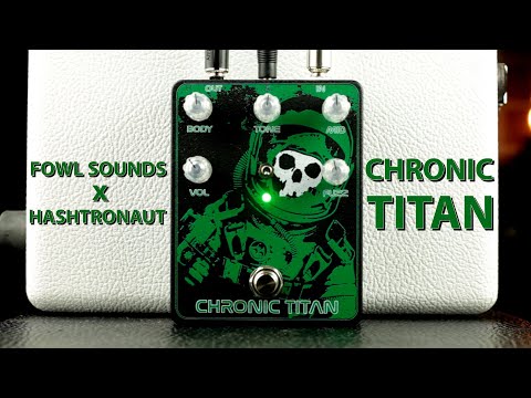 Fowl Sounds Chronic Titan Fuzz Distortion Pedal - Green Big | Reverb