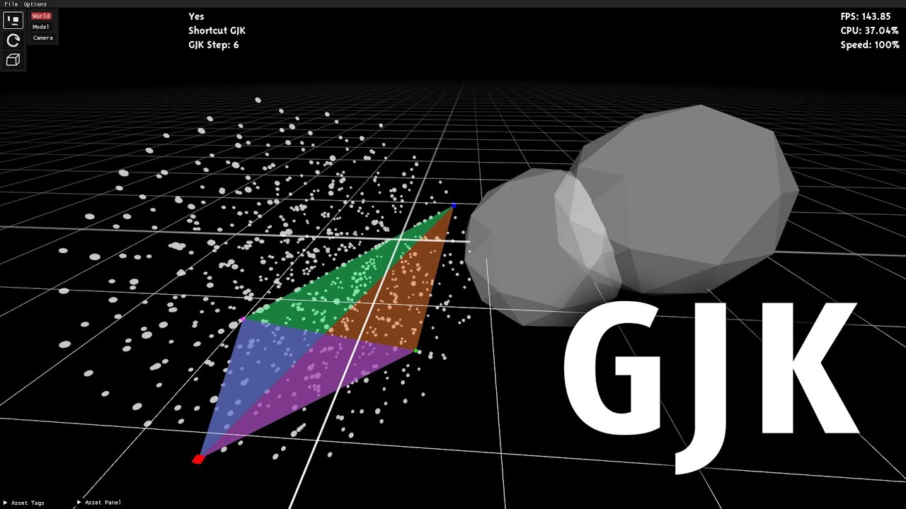 Two Different & Unknown GJK Algorithms, Visualized, Implemented, and Explained