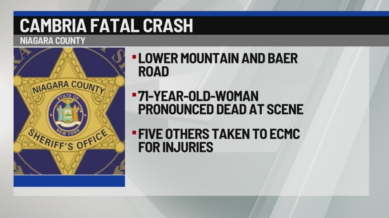 71-year-old woman killed in Niagara County crash