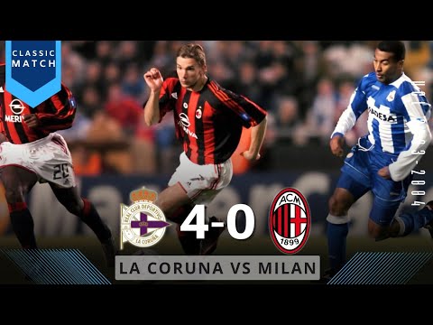 DEPORTIVO LA CORUNA VS AC MILAN 4-0 • UCL 03/04 QUART. FINAL LEG 2