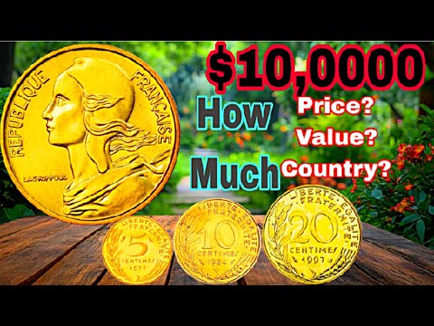 Most Valuable Frances Centimes Coins Value.|How Much France Centimes Coins prices.Rare France Coins.