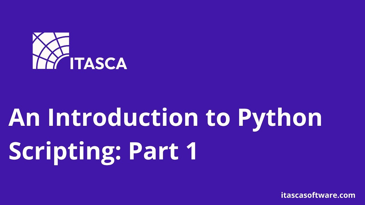 An Introduction to Python Scripting: Part 1